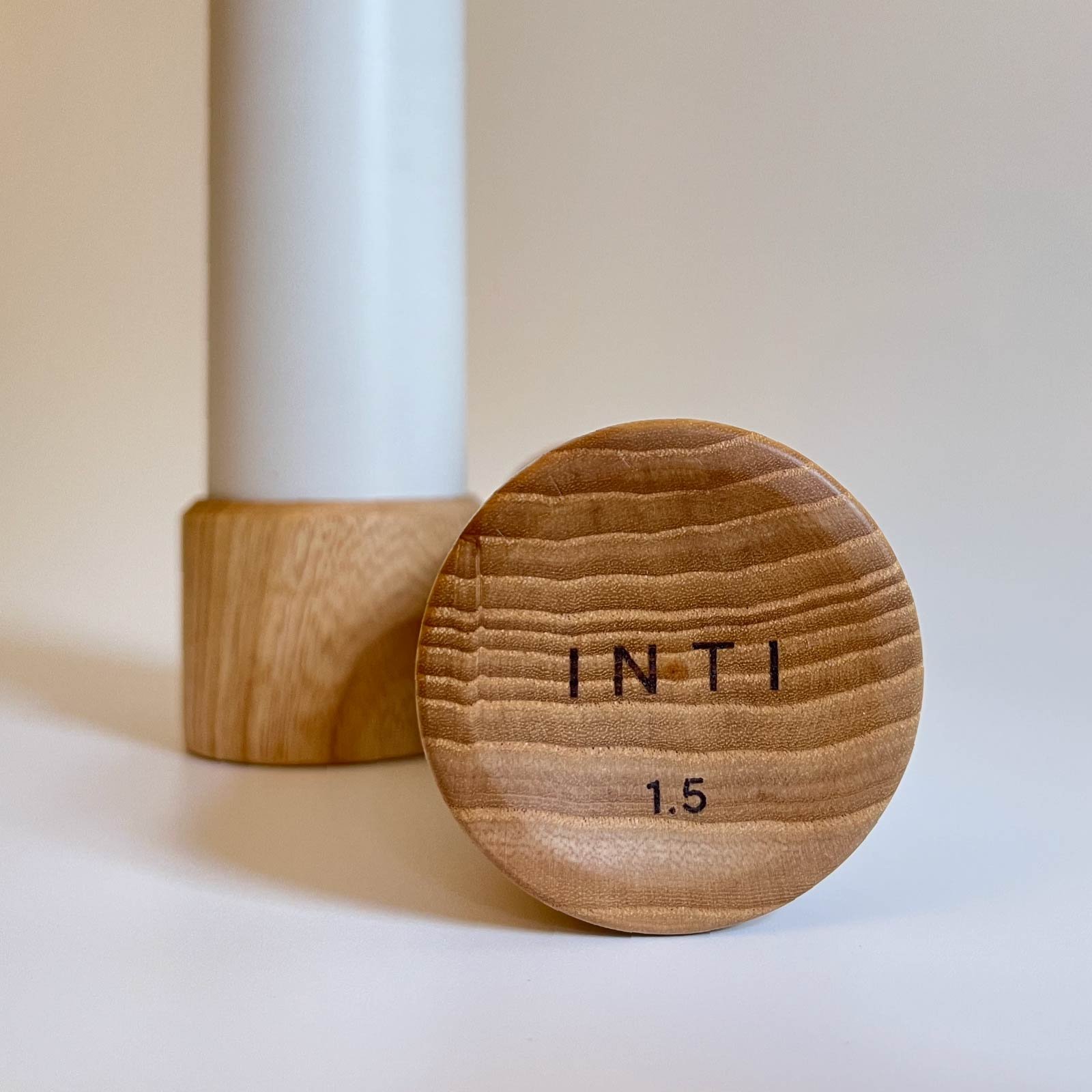 INTI Luxury Wood & Stone Dumbbells - Ash